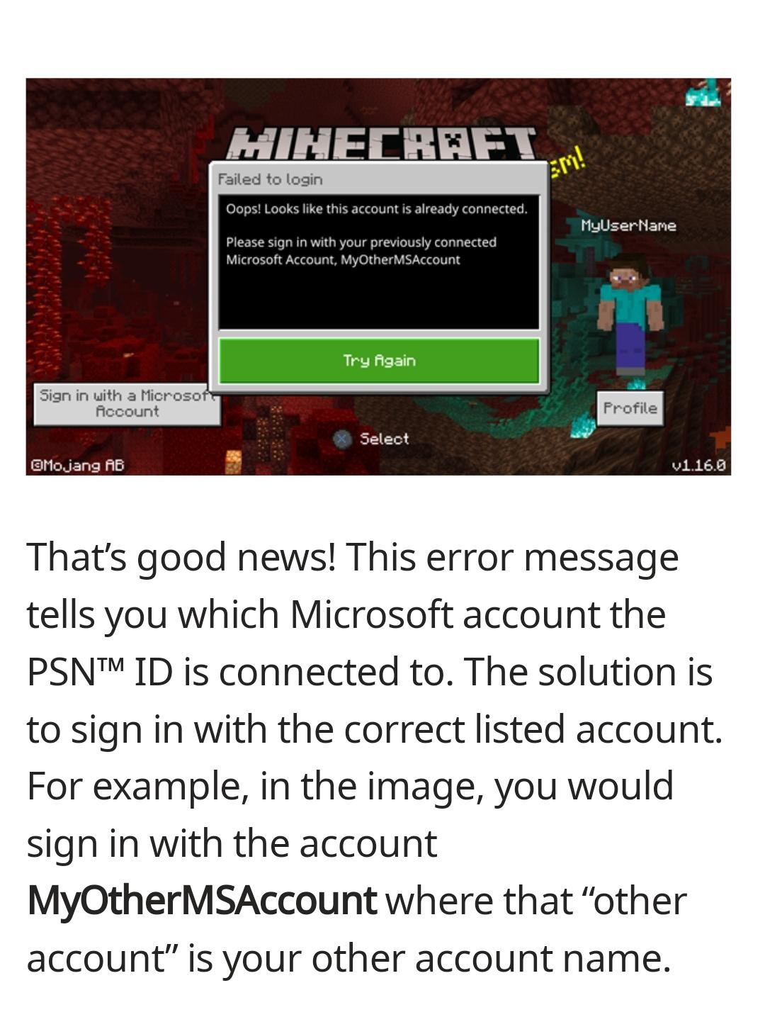 PlayStation Microsoft account sign in glitch | Scrolller