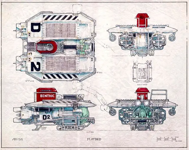 Abyss Flatbed by Ron Cobb | Scrolller