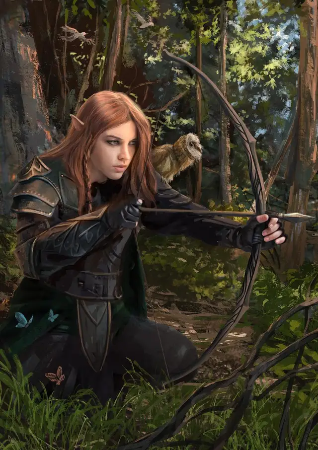 Elf Archer Character Commission by Dmitry Yakhovsky | Scrolller