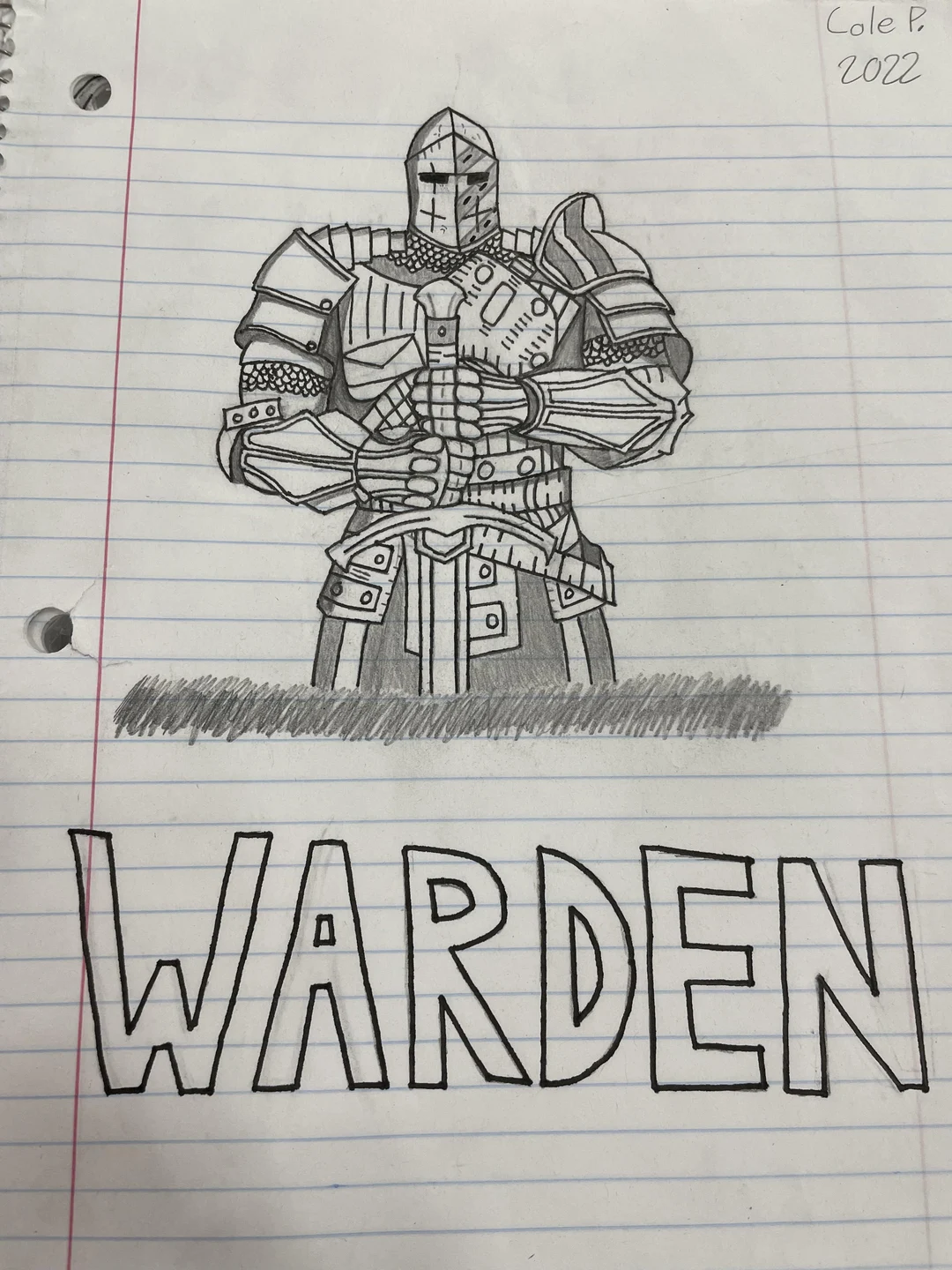 Warden, Scenario64, pencil/pen, 2023 | Scrolller