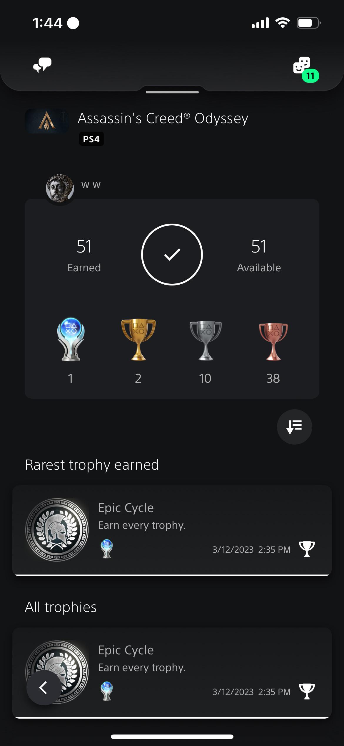 [Assassin’s Creed Odyssey] Platnium trophy | Scrolller