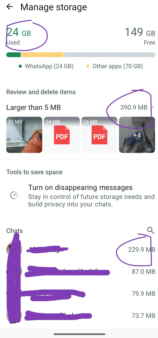 Discover more like Whatsapp: Shows not storage than actually used after migrating and Related ...