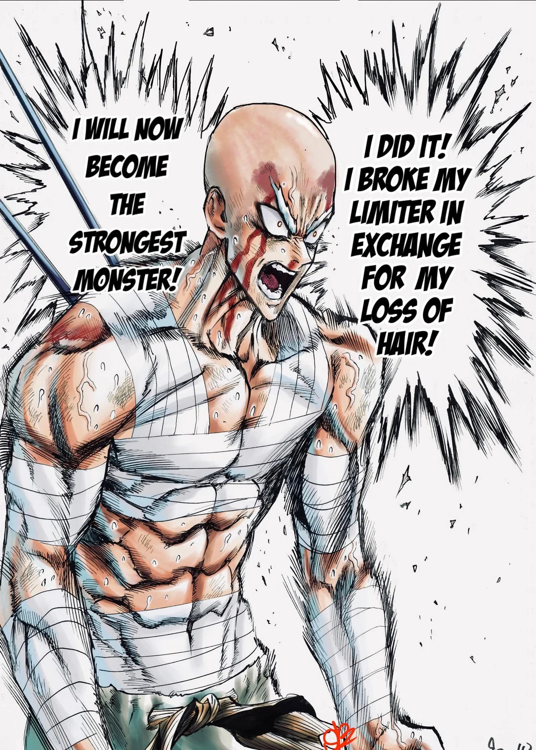 « What if Garou broke his limiter the way Saitama did » | Scrolller