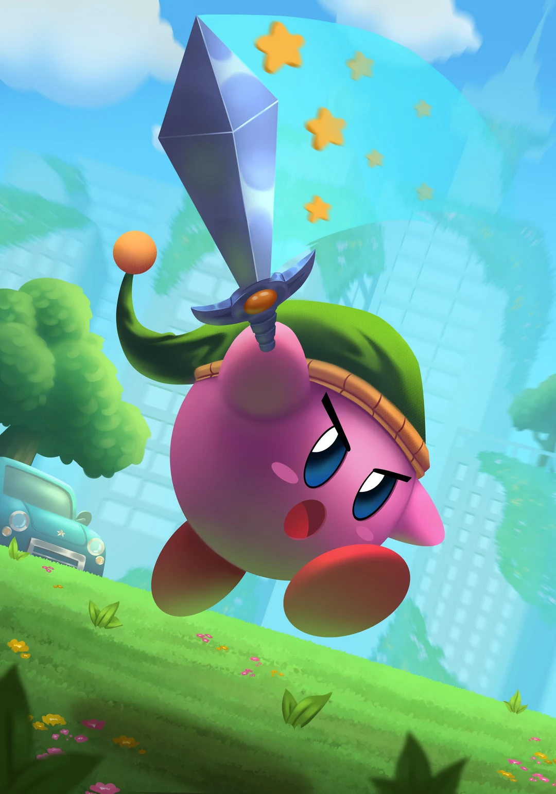 Kirby, me, digital, 2022 | Scrolller