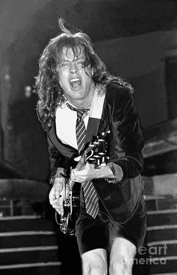 Born on this day March 31st 1955: Angus Young... AC/DC | Scrolller