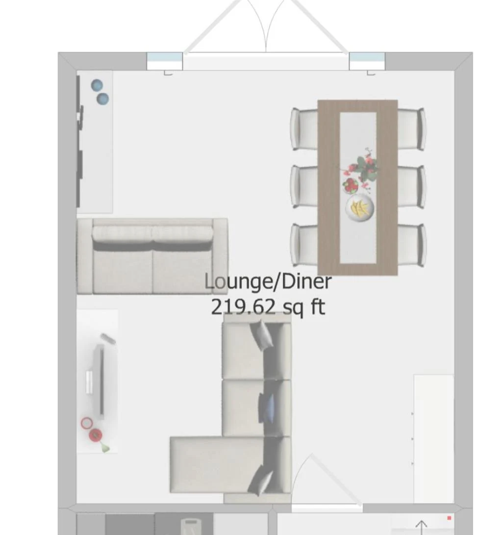 Struggling to figure out a layout for my living/dining room | Scrolller