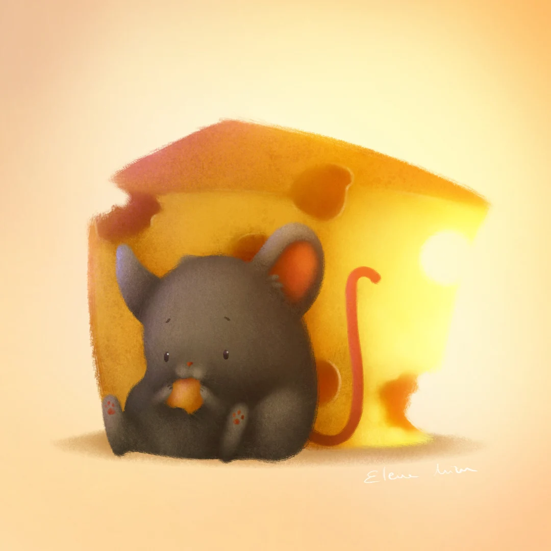 Cheese Thief by Elena Mizu | Scrolller