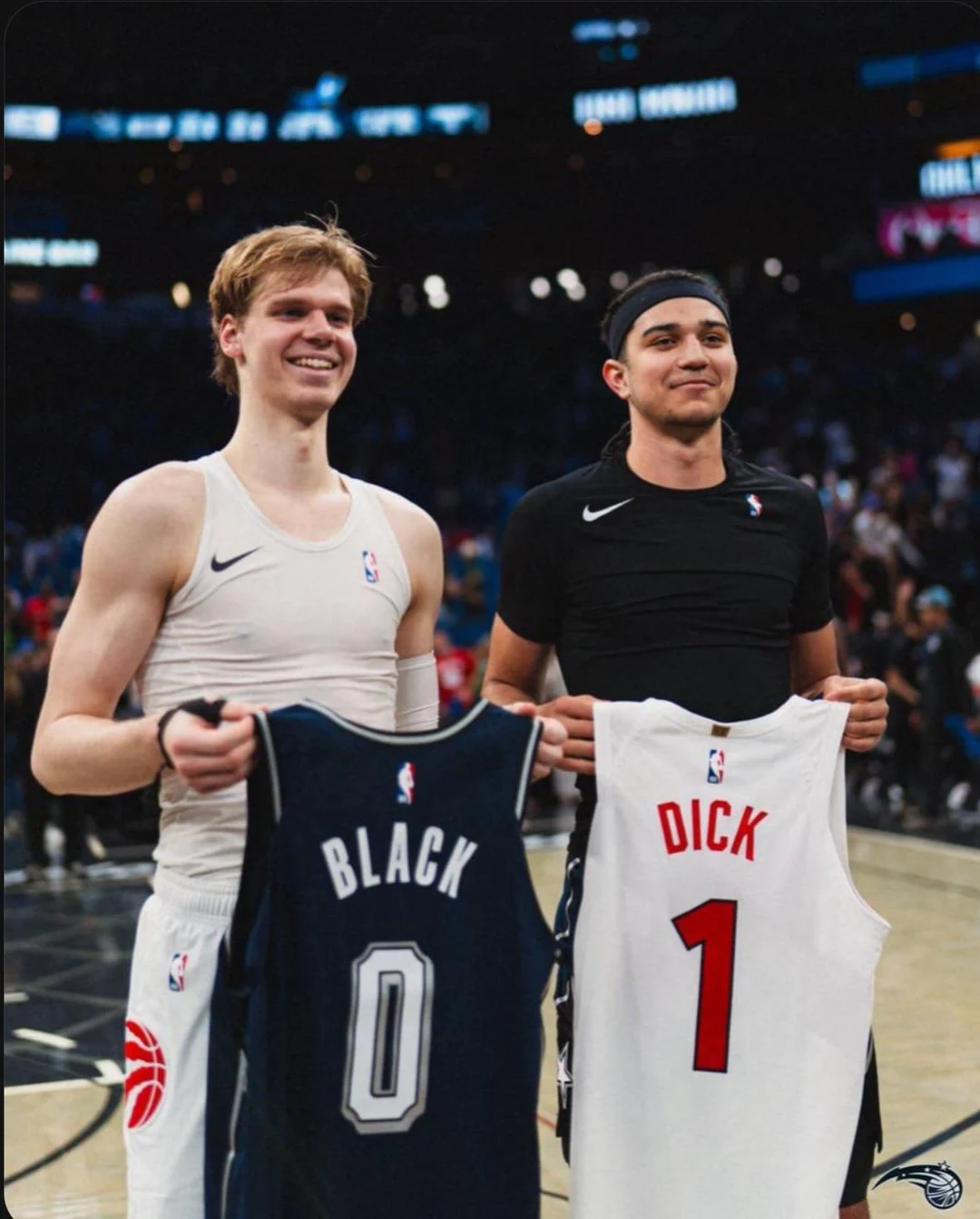 Gradey Dick and Anthony Black's Jersey Swap Spectacle! | Scrolller