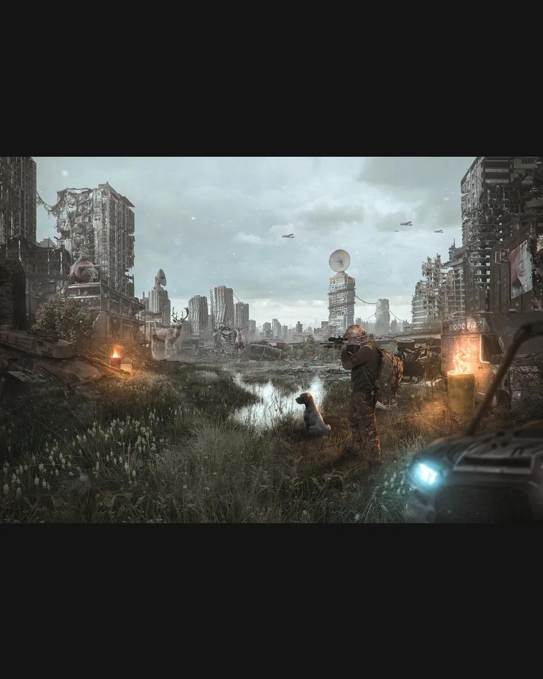 "Hunter" - a photoshop manipulation I recently finished. | Scrolller