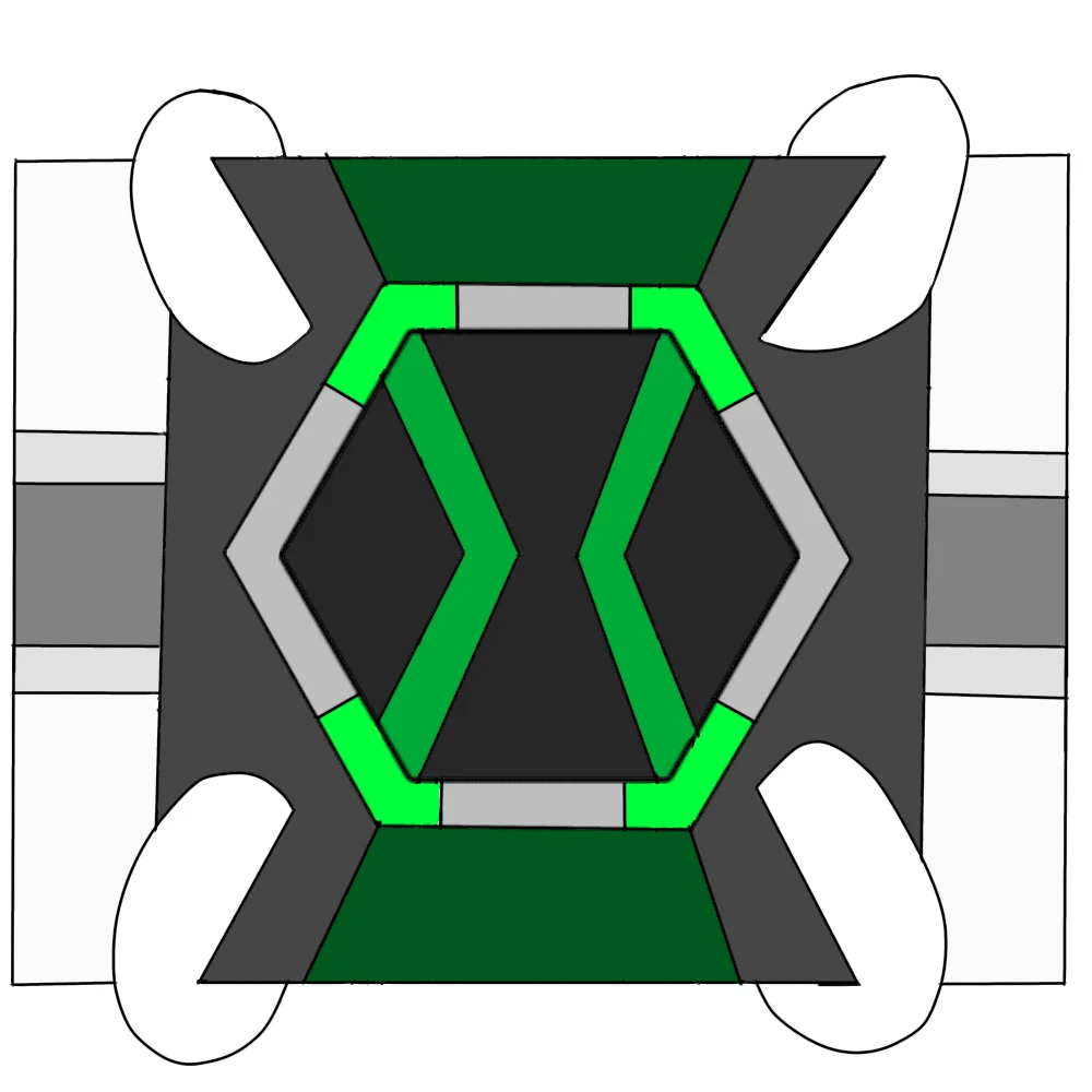 My OC Omnitrix Fanart. It is the recalibrated form of his OV Omnitrix | Scrolller