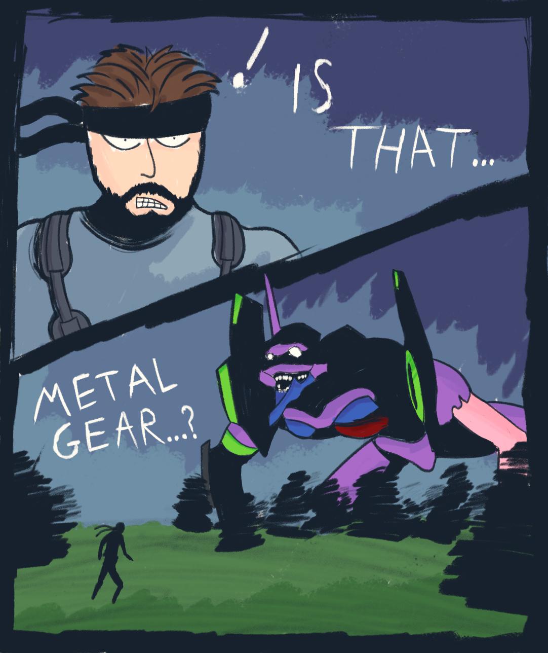 MGS x NGE Comic | Scrolller
