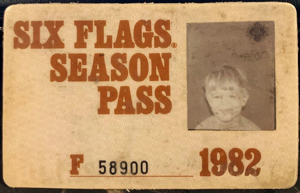 My Six Flags Season Pass from 1982. Still in my wallet. | Scrolller