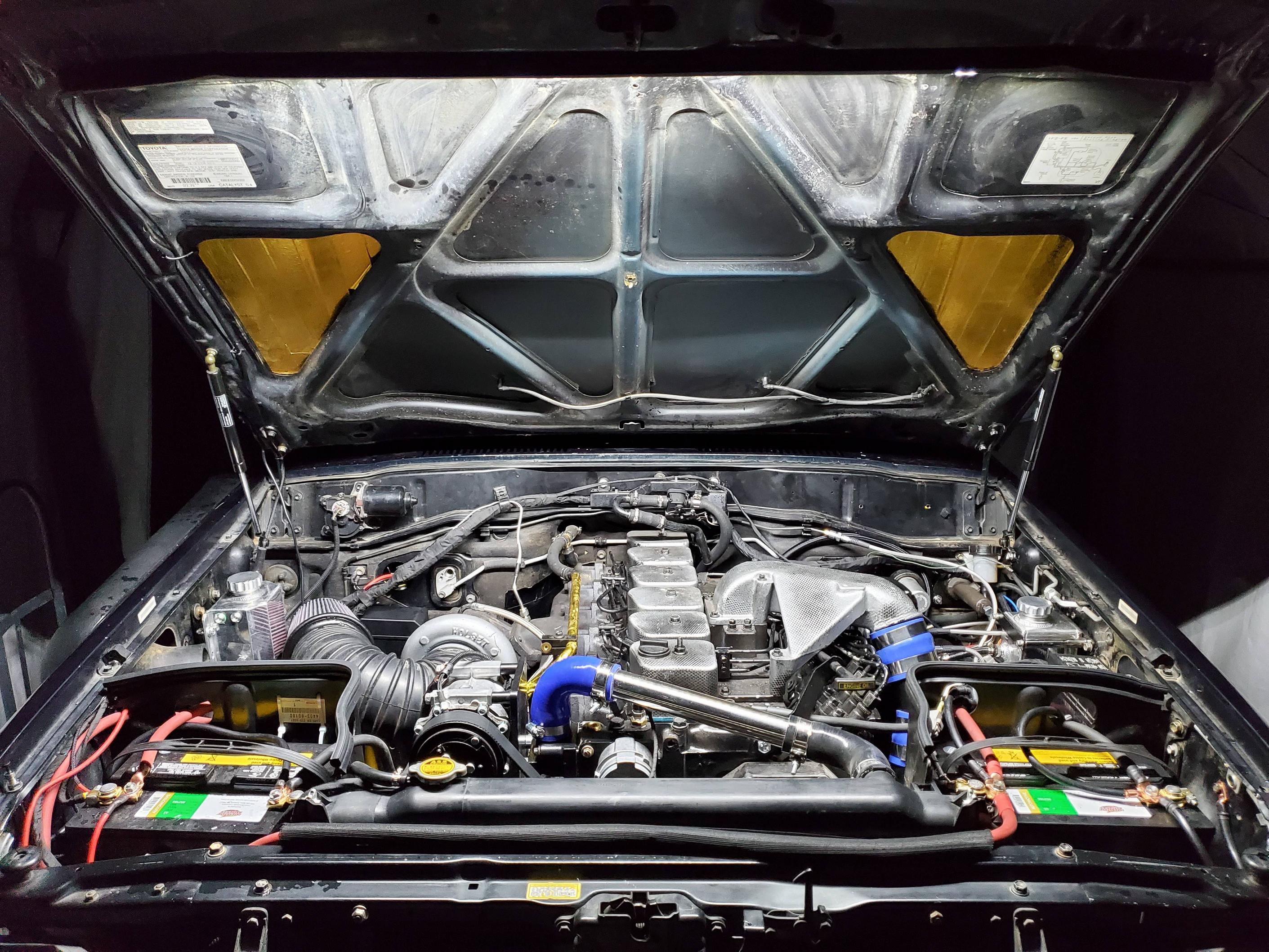 Updated engine pic of my 12 valve cummins swapped landcruiser. | Scrolller
