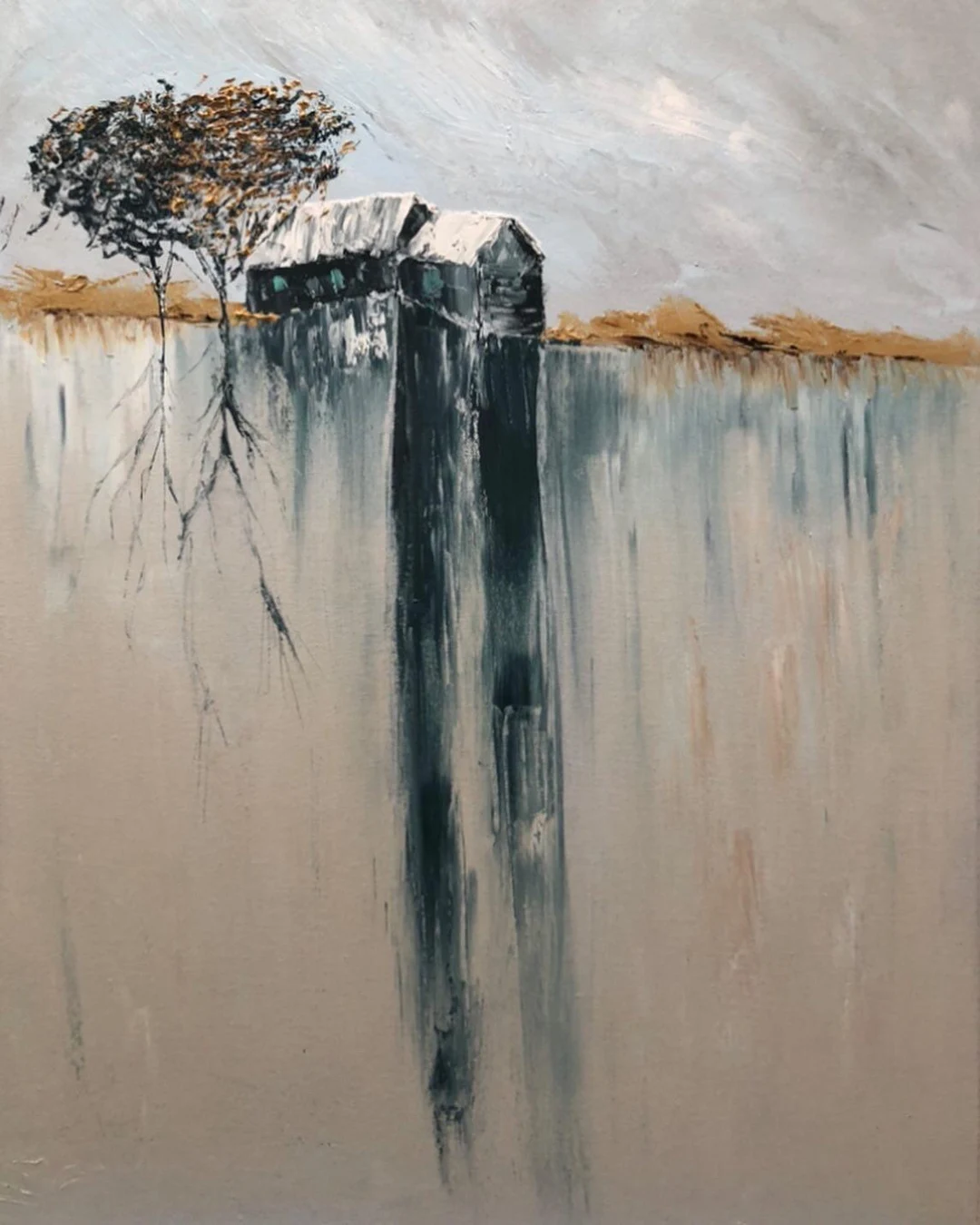 Roots, me, oil on canvas,2021 | Scrolller