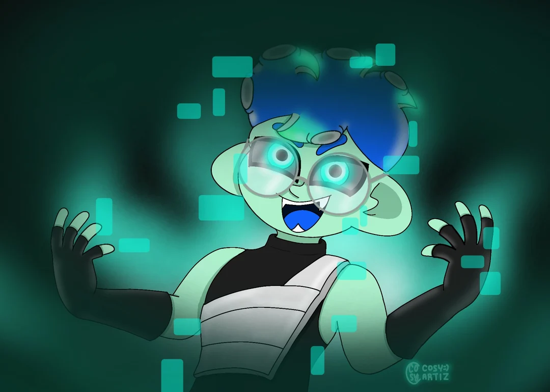 (Spooky splatoween) Alternate timeline bad ending of my OC Cosy! | Scrolller