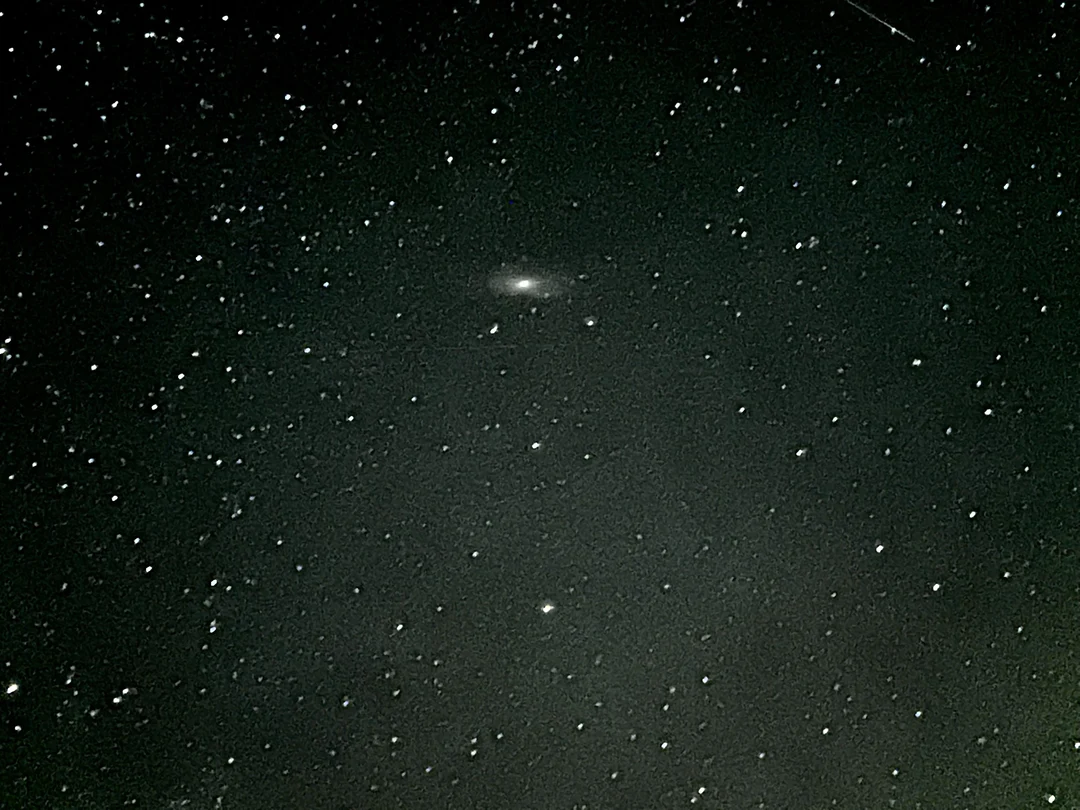 Andromeda galaxy taken by iPhone, with no binoculars/telescope | Scrolller