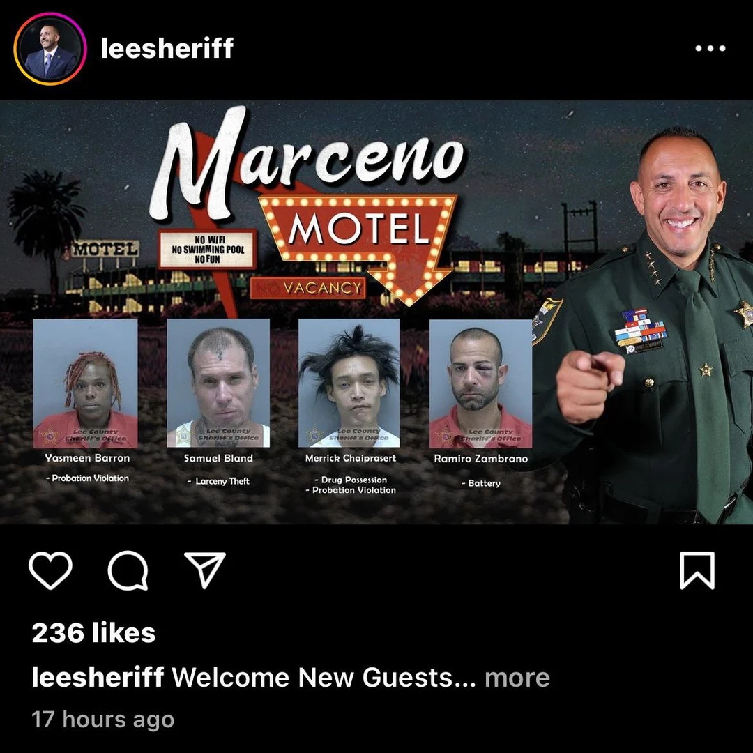 Thoughts on public shaming from Sheriff? | Scrolller