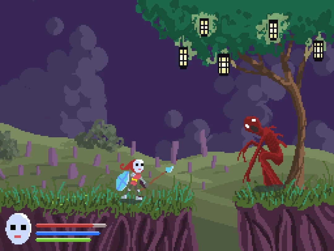 “Showdown at the Lantern Tree”, me, pixel art, 2022 | Scrolller