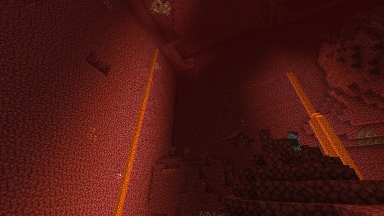 Naturally Generating weird corner Nether spawn | Scrolller
