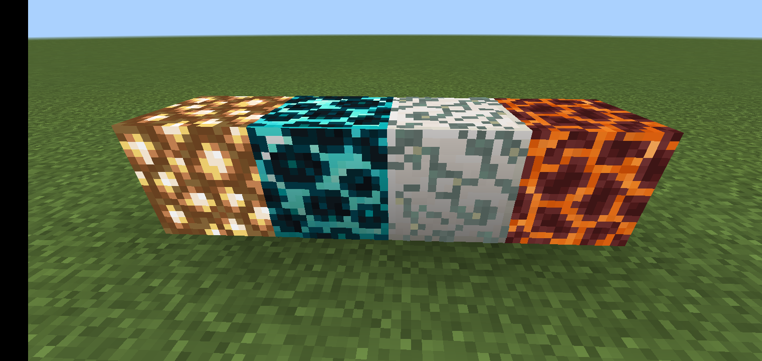 Four blocks I think I have similar textures. | Scrolller