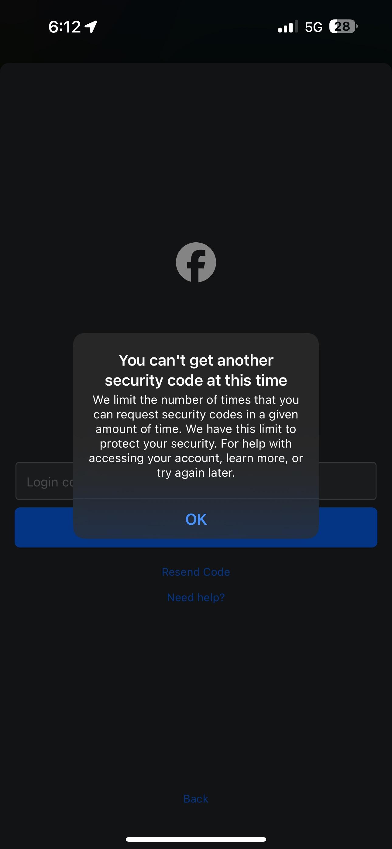 2FA code doesn’t send & I can’t get another code sent due to security issue | Scrolller