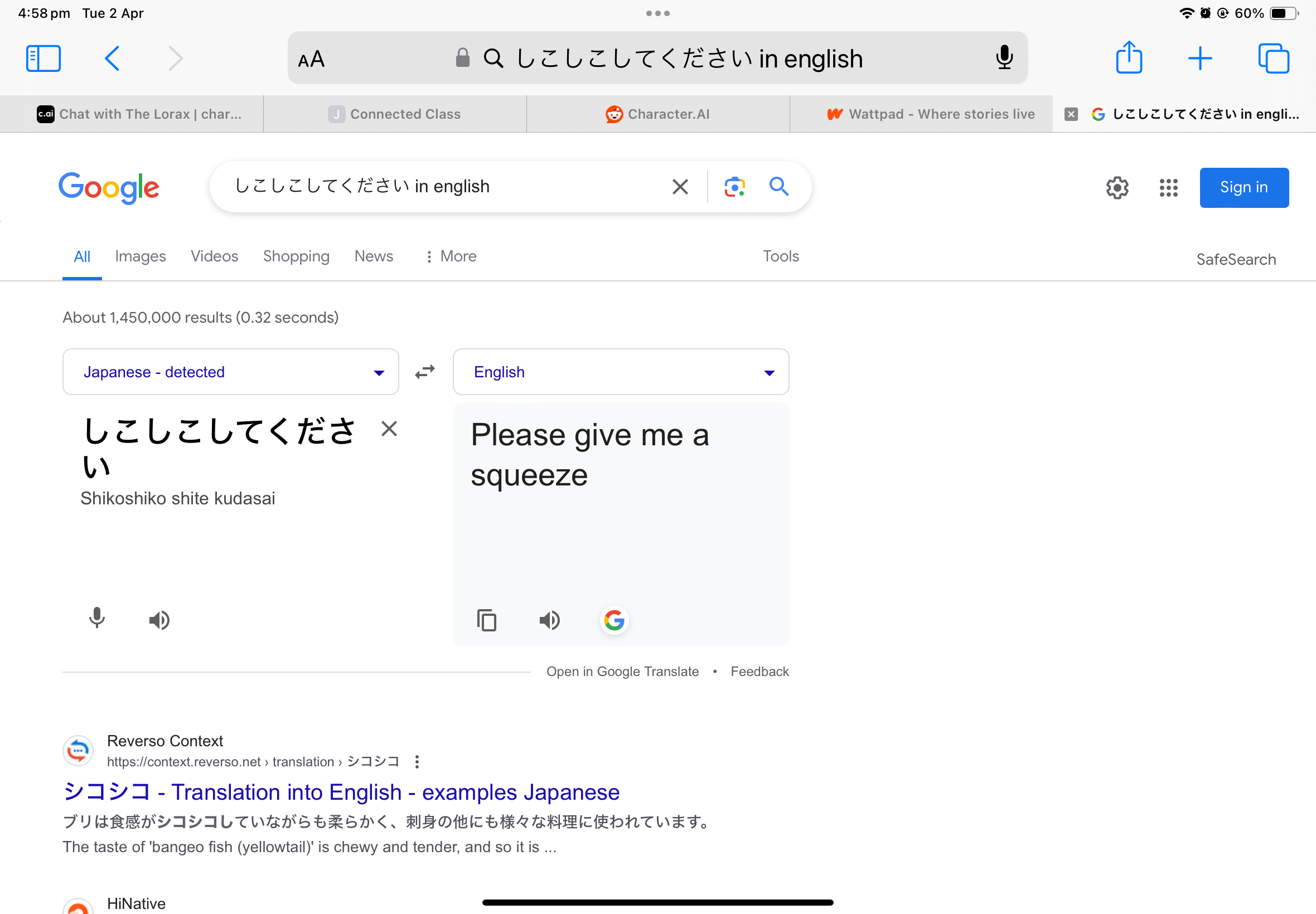 C.AI makes a wrong translation | Scrolller