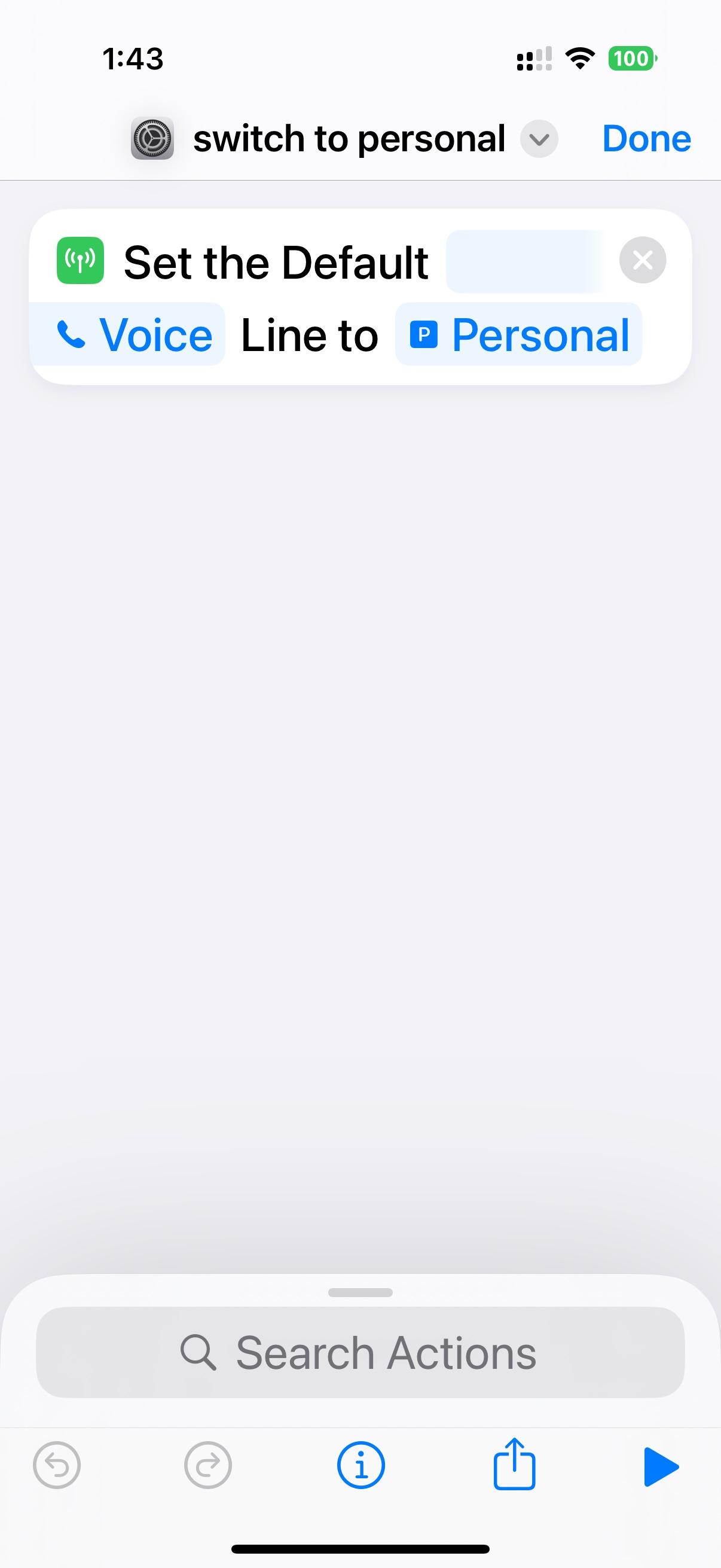 Shortcut works manually, but not via Siri command. | Scrolller