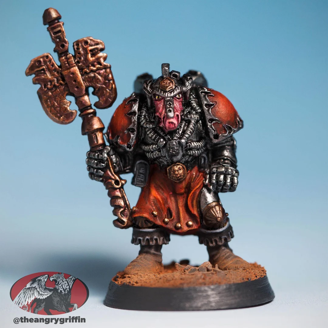I painted one of the original Adeptus Mechanicus guys! | Scrolller