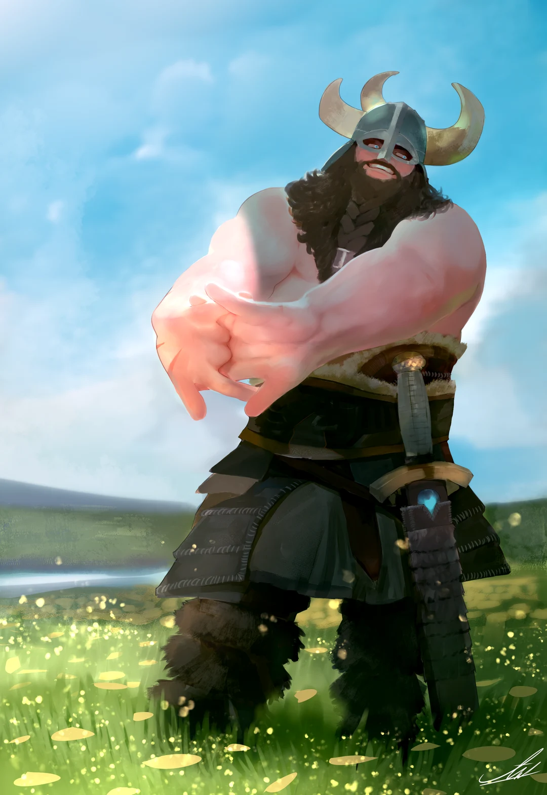 [OC] Happy-go-lucky Viking by me | Scrolller