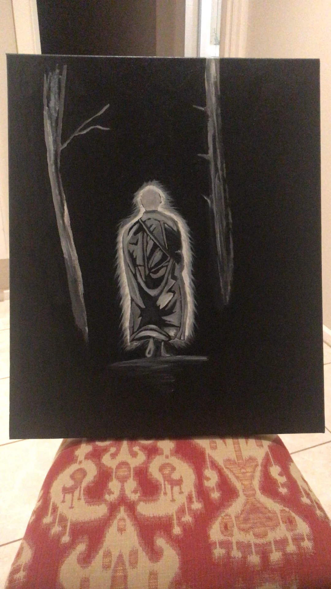 Artwork - Finding Light in the Darkness, Nutmeg, Acrylic, 2022 | Scrolller