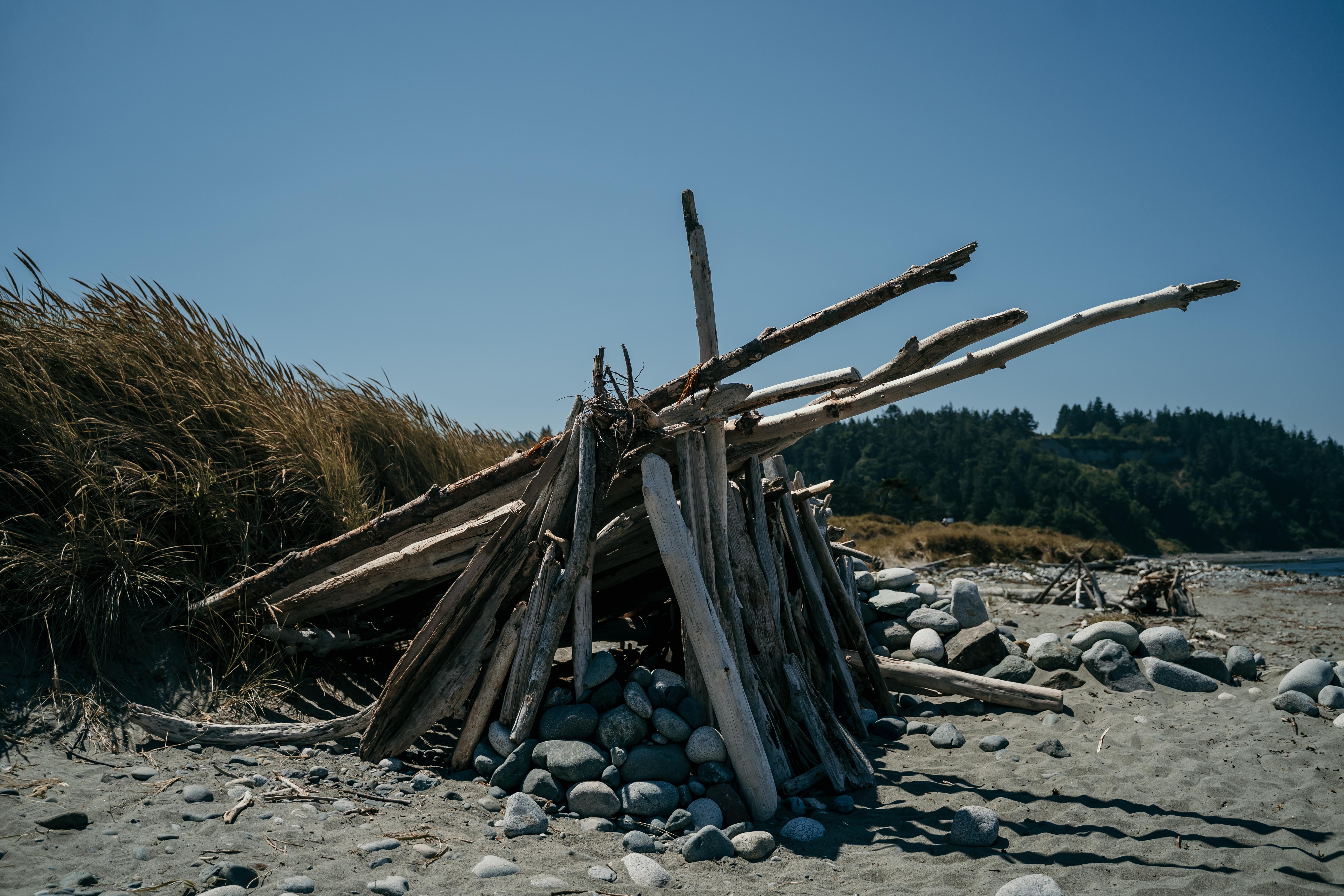 Driftwood Beach Hut, Washington Coast, USA [6000x4000][OC] | Scrolller