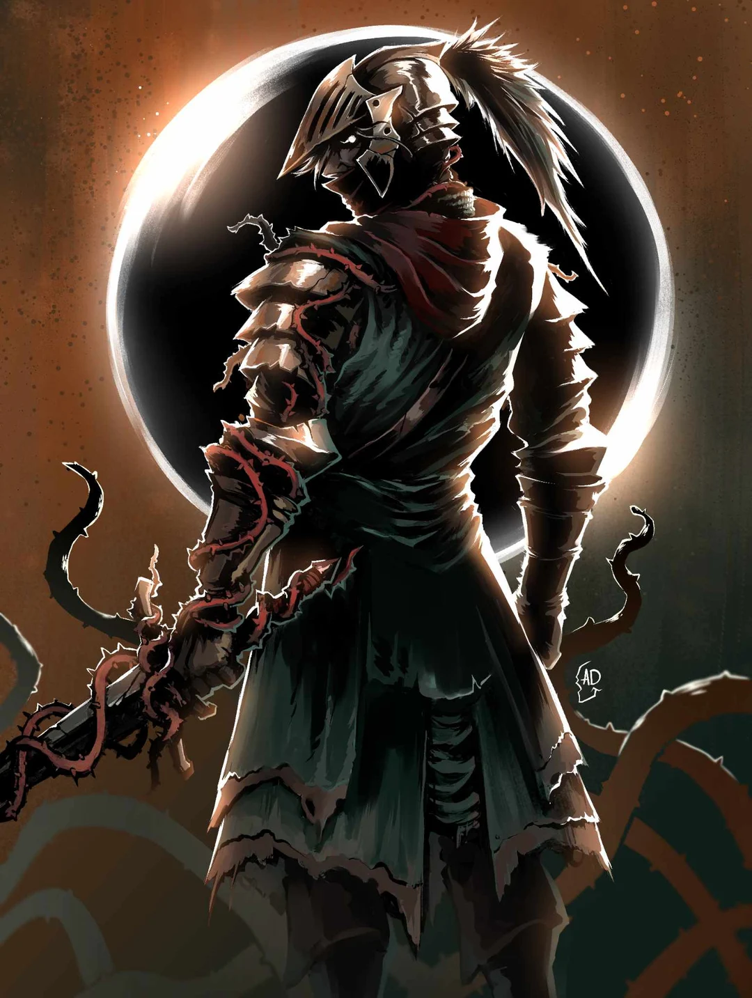 Eclipse Knight, DePietro Draws, Digital, 2024 | Scrolller