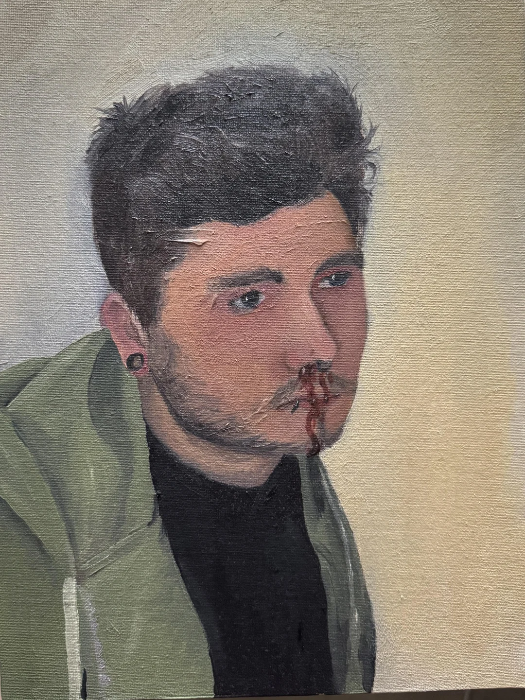 Self Portrait, Ryan U (me), Oils, 2023 | Scrolller