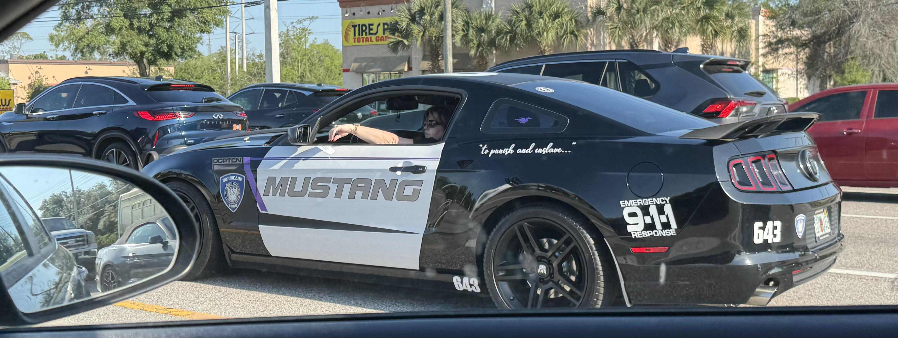 Saw a Decepticon Mustang yesterday | Scrolller