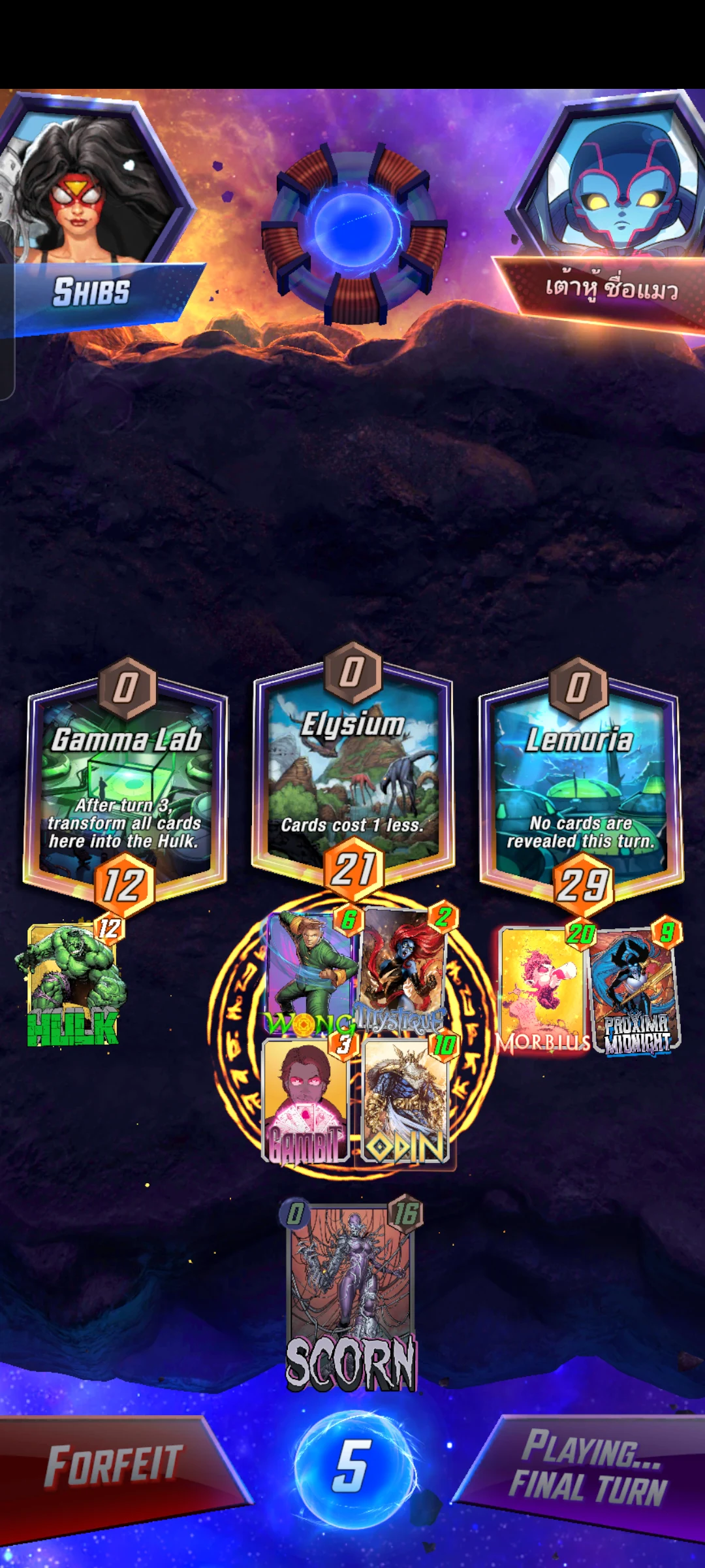 To the people facing Wong-Gambit-Odin decks in High Voltage | Scrolller