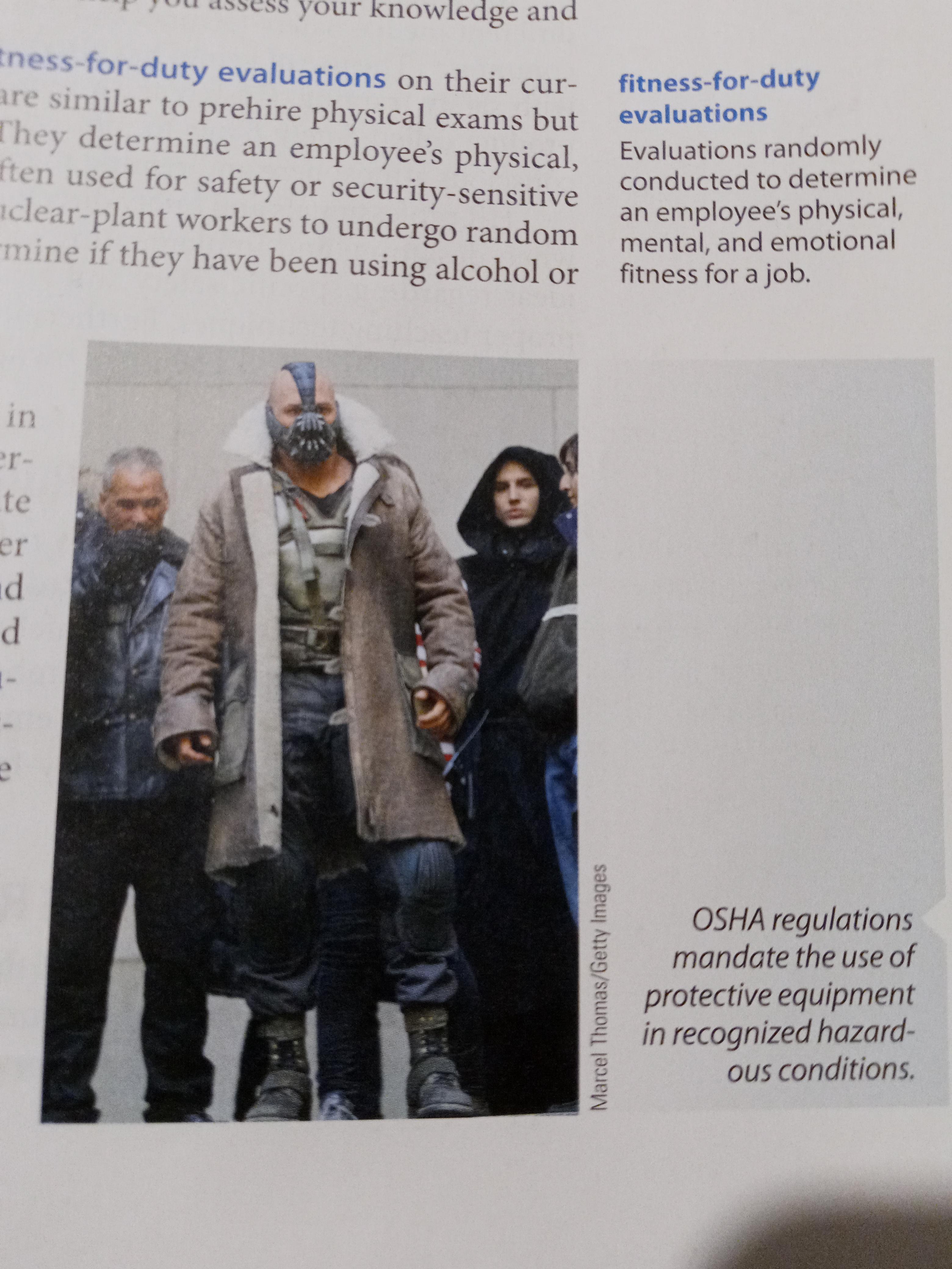 Safety First from my college textbook | Scrolller