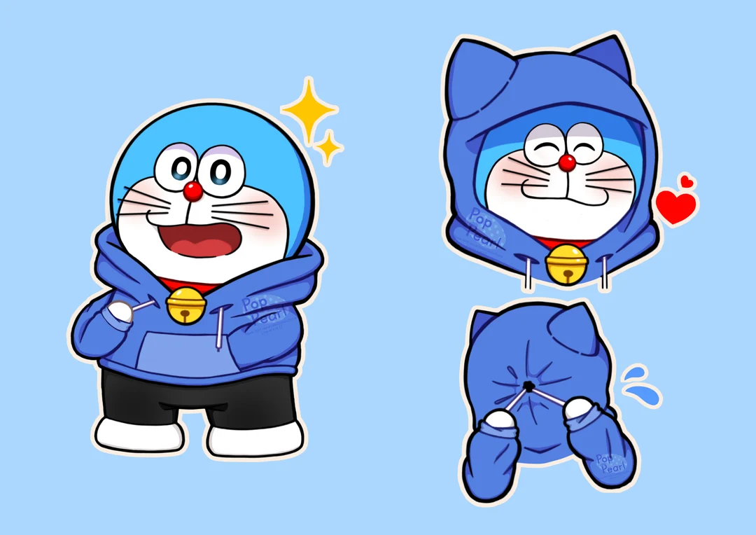 Doraemon in a hoodie | Scrolller
