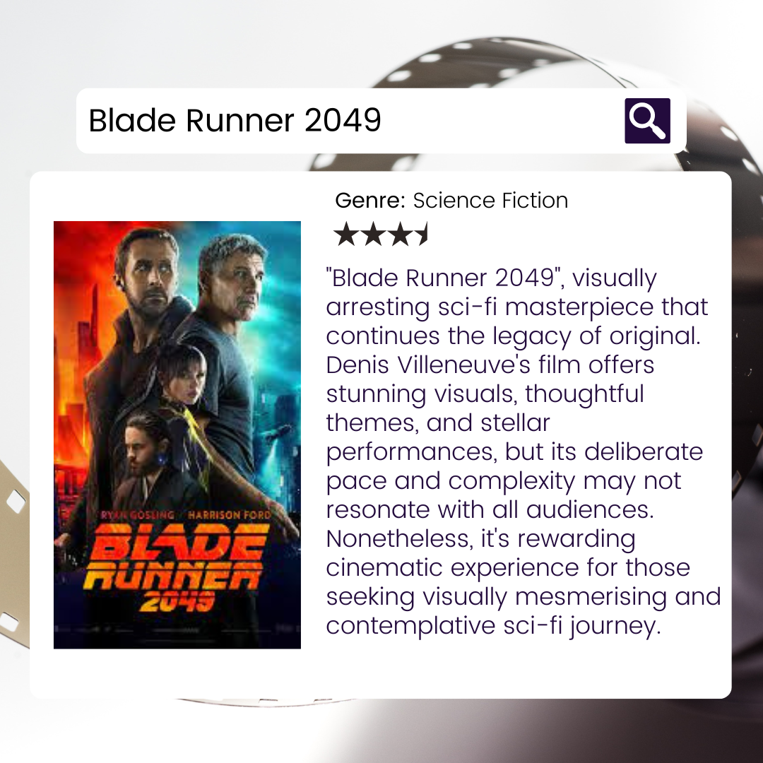 Blade Runner 2049, A Sci-Fi Masterpiece Unleashed! 🚀🎥 | Scrolller