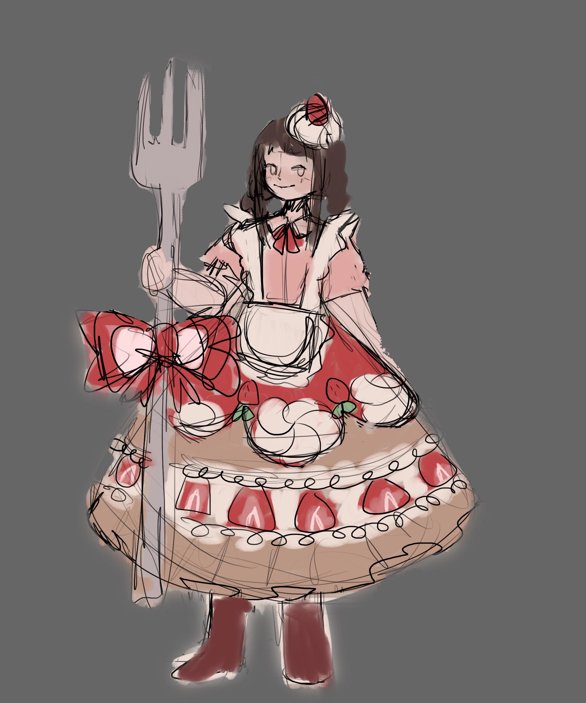 sweet lolita sketch | Scrolller