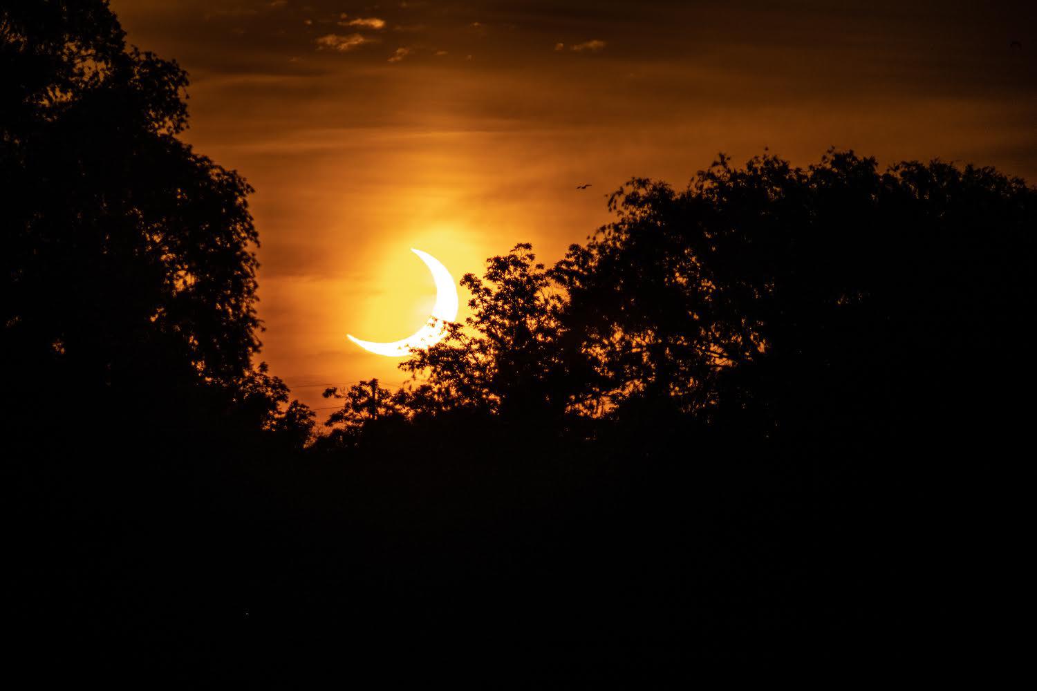 Partial Solar Eclipse from 2021 | Scrolller