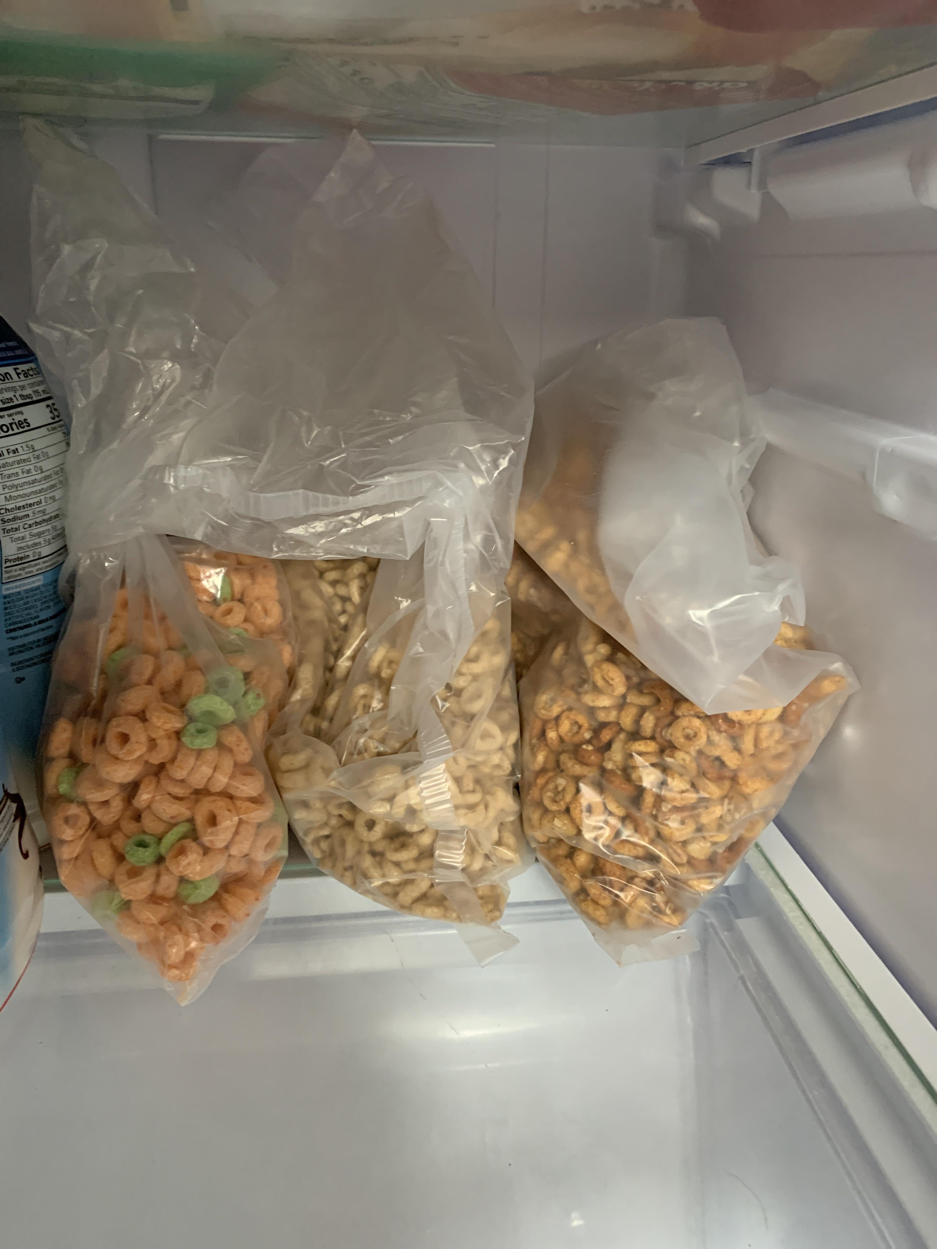 My sister keeps all her cereal in the refrigerator | Scrolller
