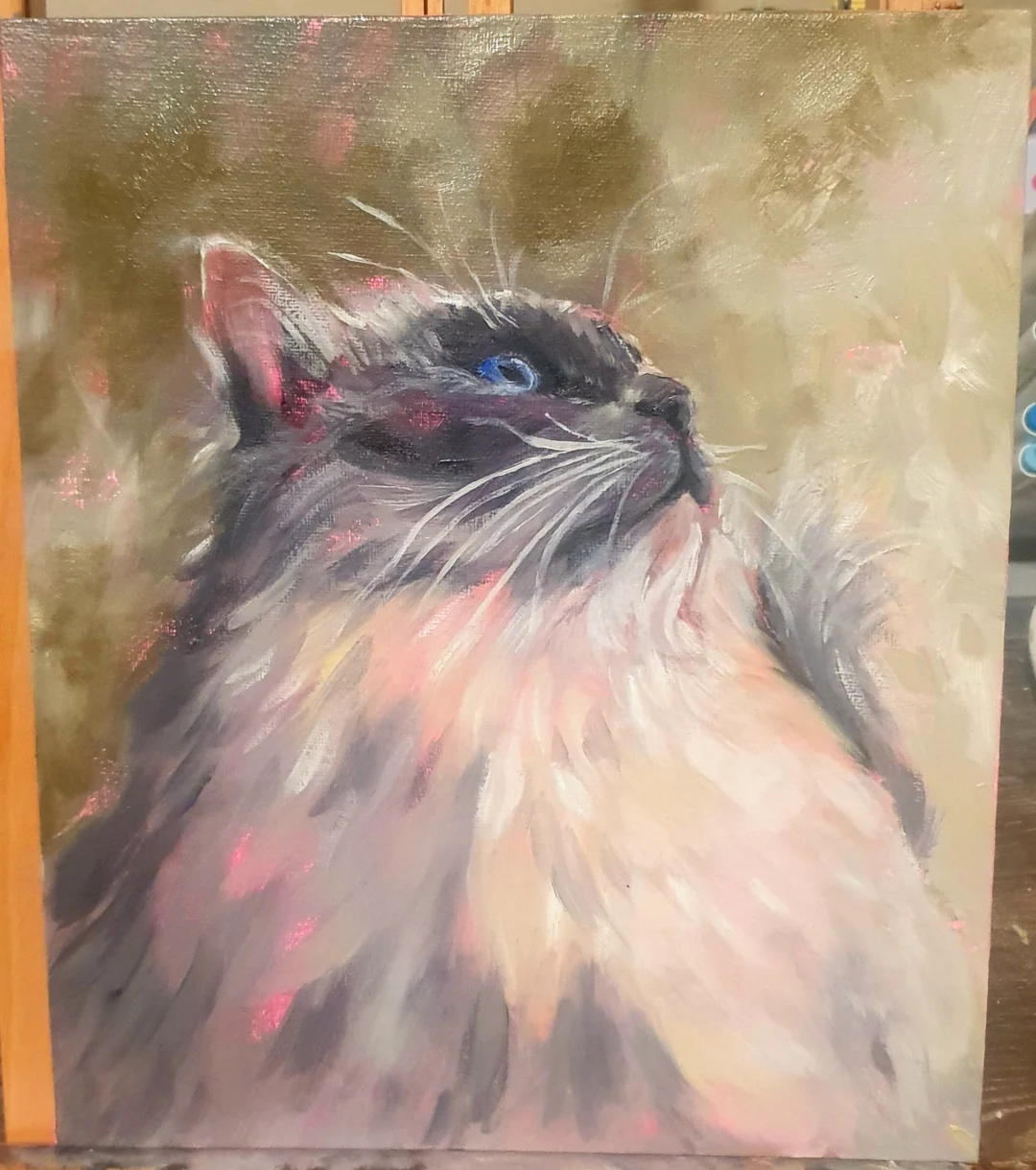 Sookie, honey-minette, Oil on Board, 2024 | Scrolller