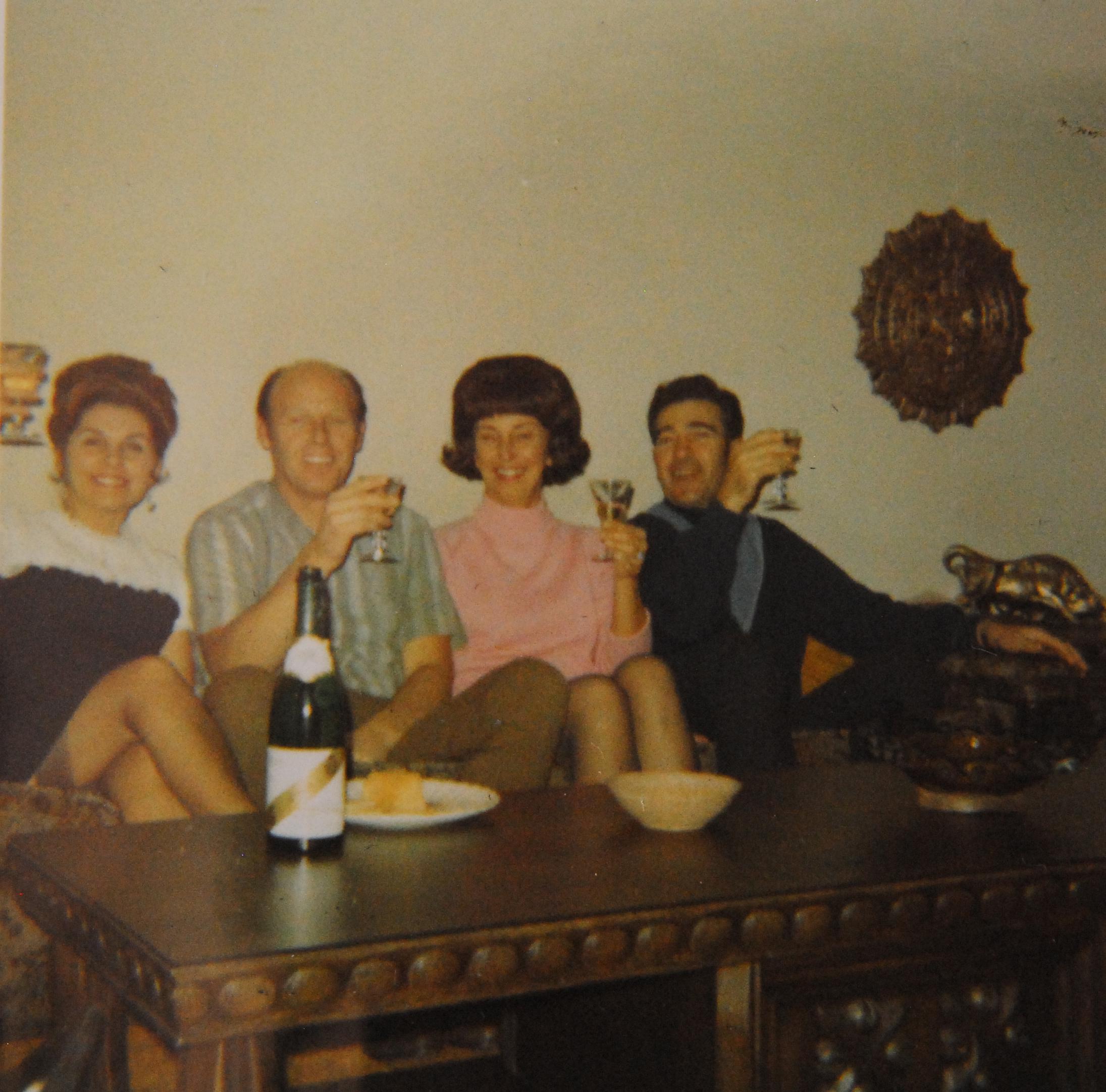 My Parents (in the middle) Partying Around 1970 | Scrolller
