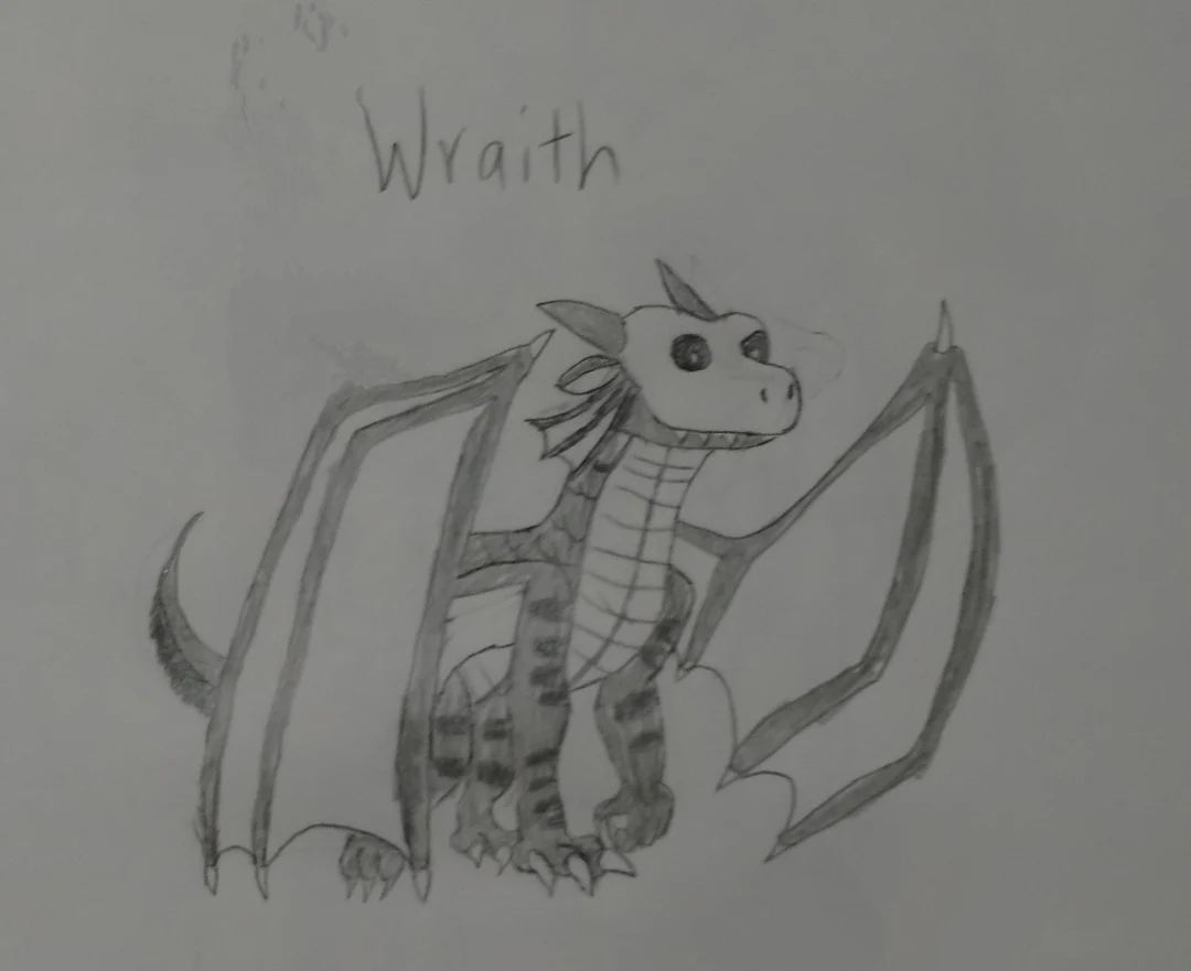 Here's my very own dragon OC: Wraith. | Scrolller