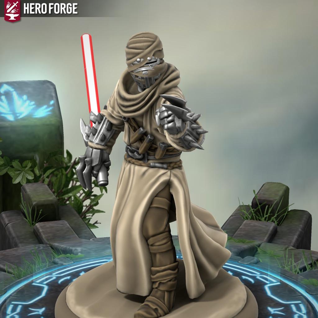 Lord Starkiller (Tattooine Variant) in Heroforge! | Scrolller