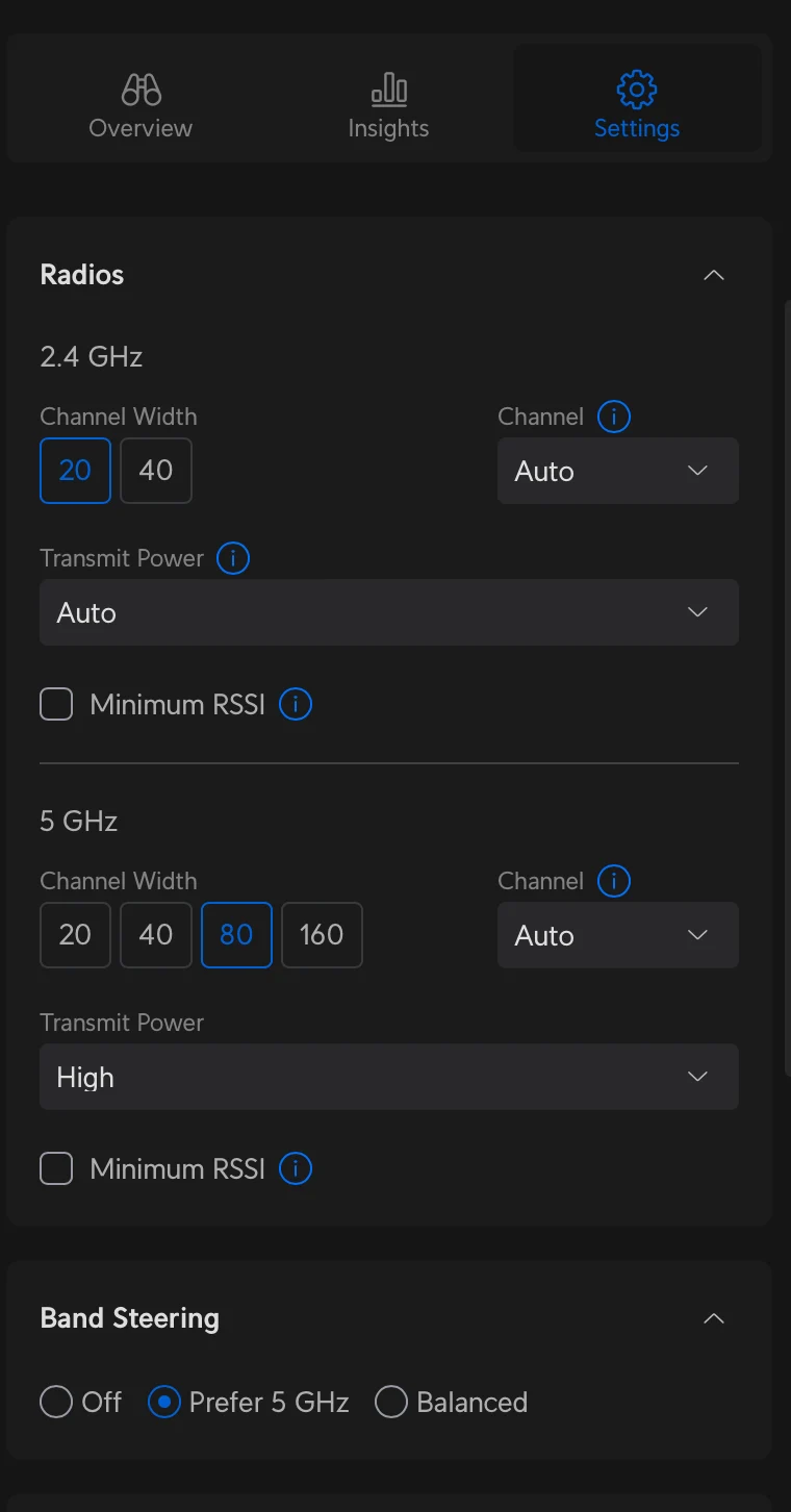 Need help with settings on a U6 Mesh to get maximum throughput at a short distance to single ...