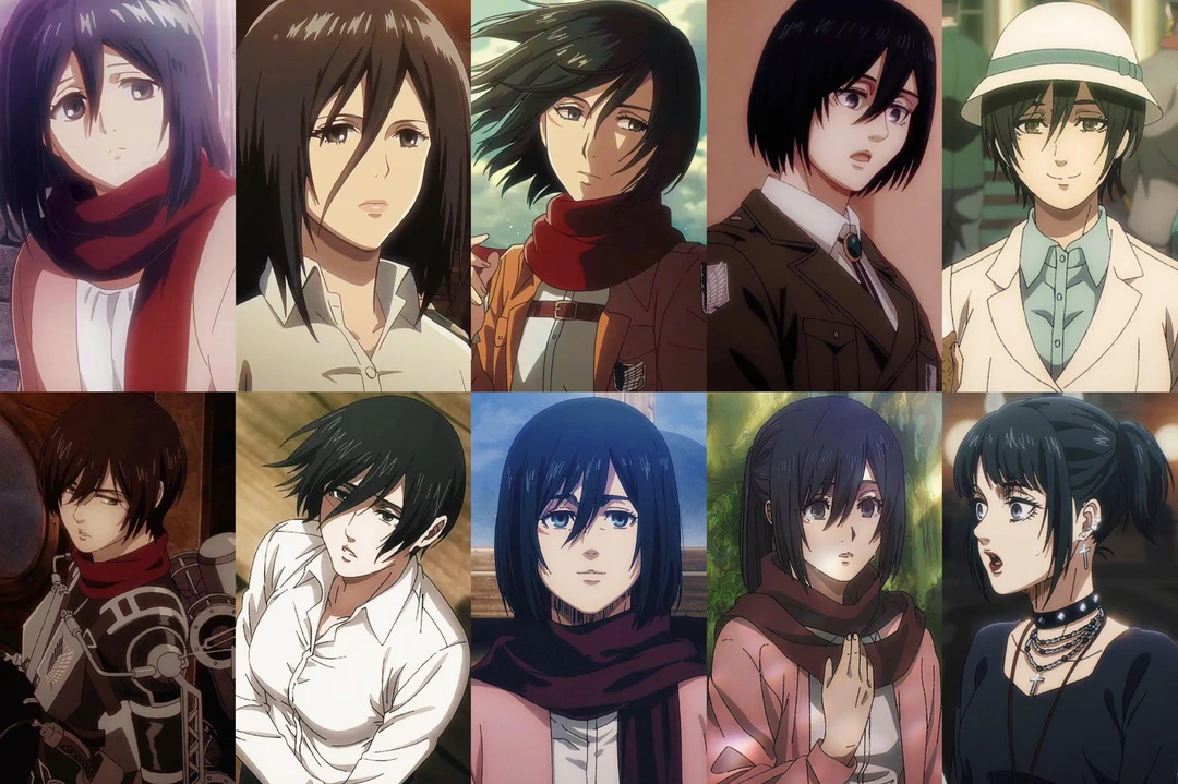 Every version of Mikasa | Scrolller