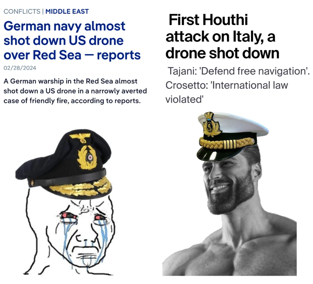 Strongest Deutsche Marine Frigate VS weakest Marina Militare Destroyer | Scrolller