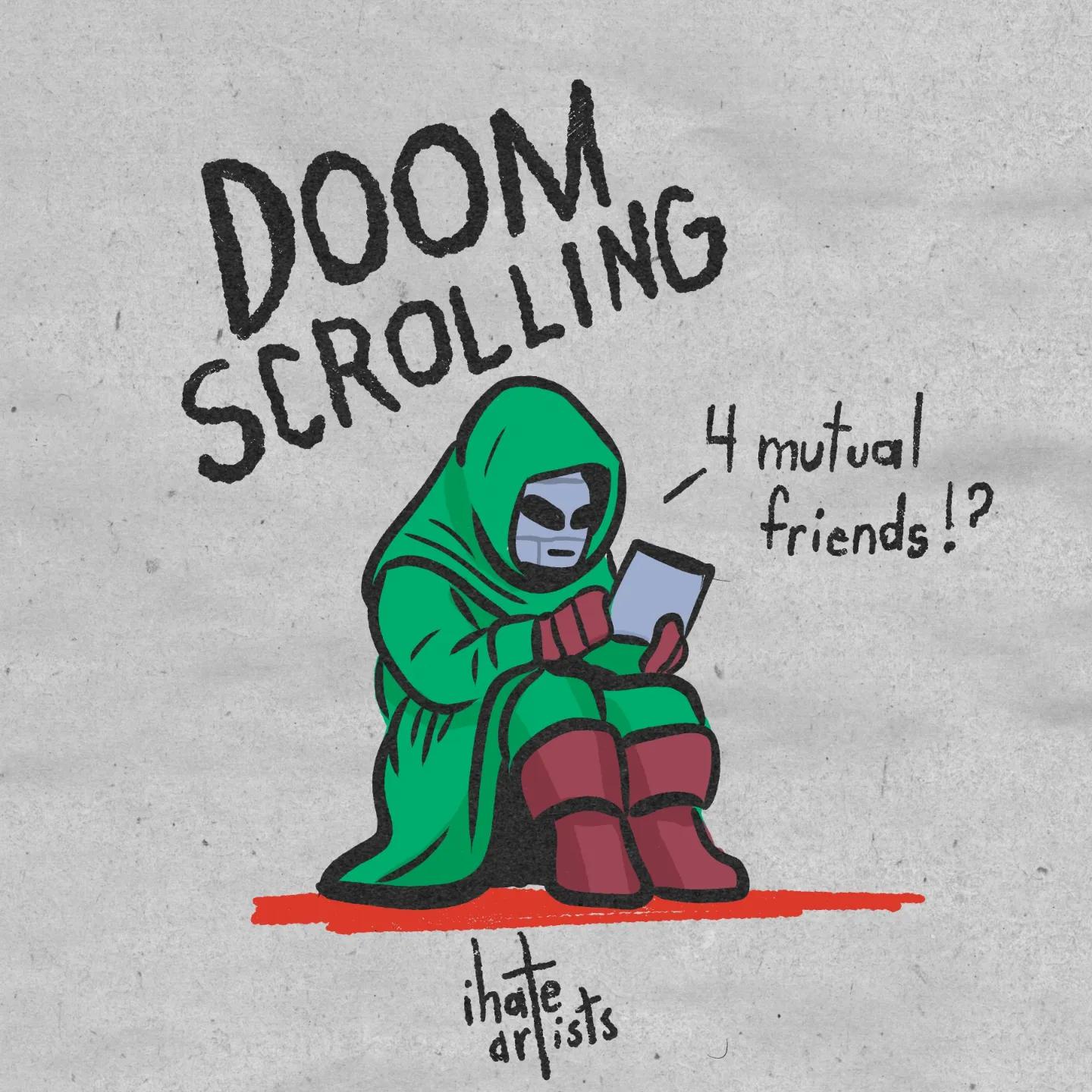 I drew a really, really stupid Dr Doom illustration | Scrolller