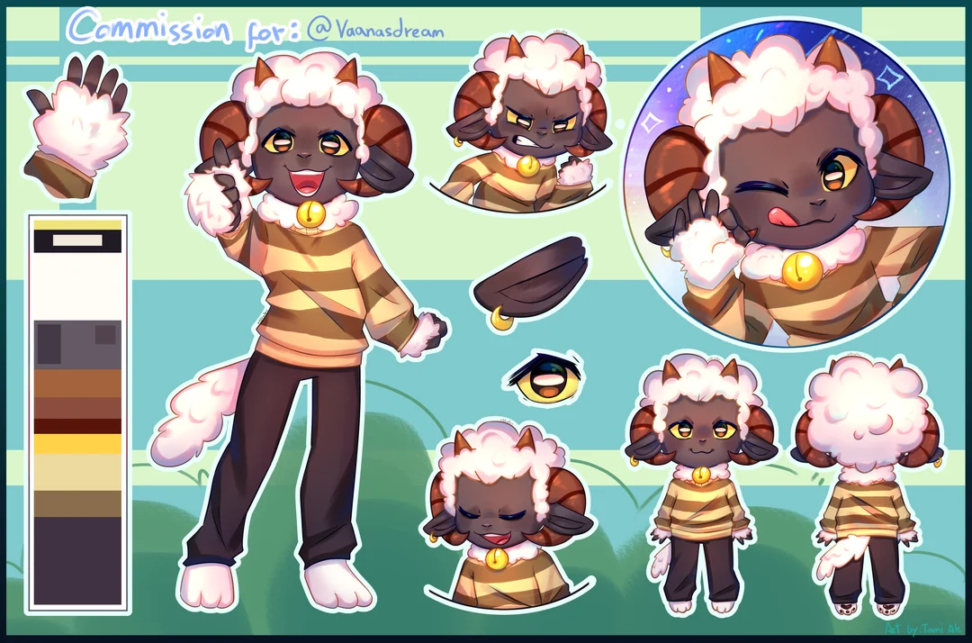 Ref Sheet commission~ (Art by me) | Scrolller